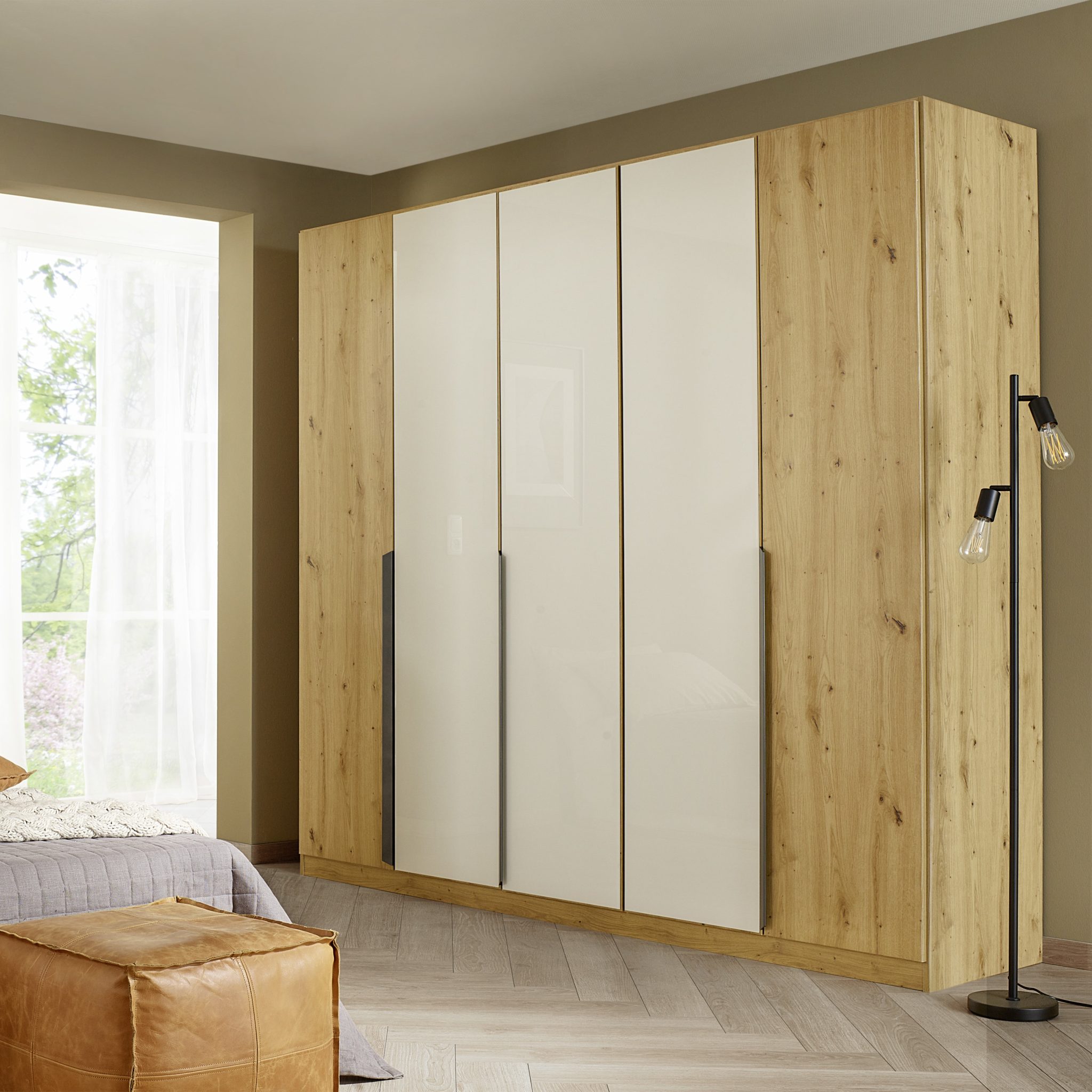 Dulap batant usi mdf cappucino - Arkka Home